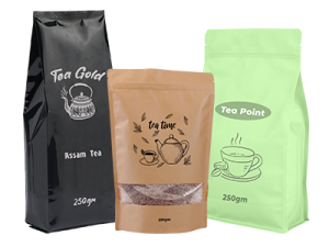 Custom Tea Packaging Pouches for Freshness & Aroma Protection